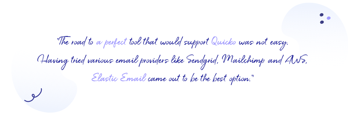 Best Email Marketing Platform for Quicko | Elastic Email