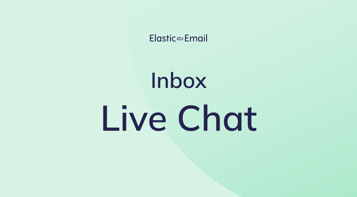 Inbox Live Chat lets visitors contact you | Elastic Email